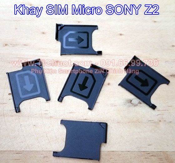 Khay SIM Micro SONY Z2 ZIN Chính Hãng – Shop Tí Chuột