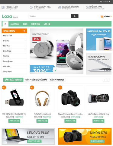 Thiết kế website công nghệ, điện thoại chuyên nghiệp với Haravan Themes