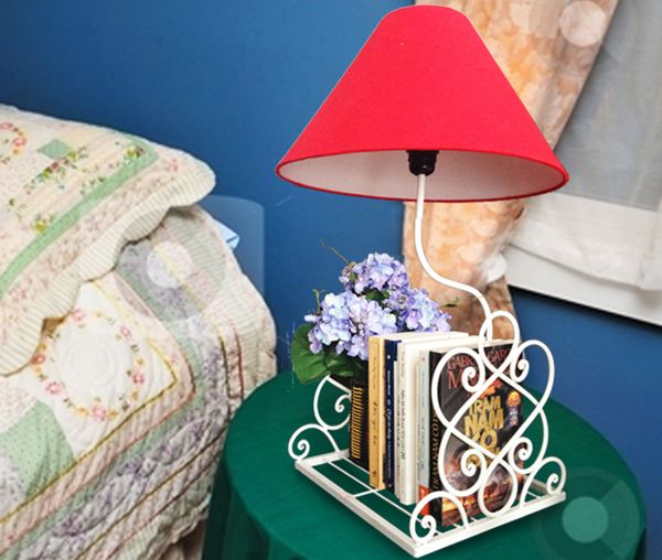 Đèn ngủ kiêm kệ sách mini – Mỹ Nghệ Sắt Trung Ngọc