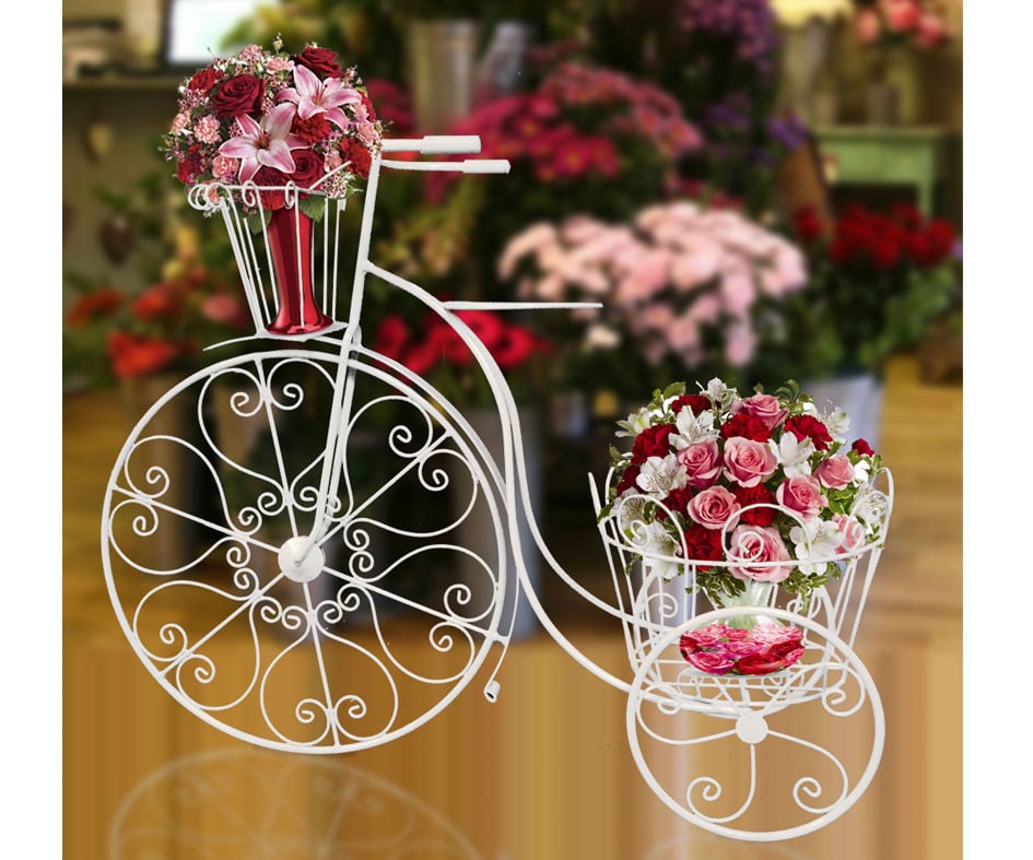 Top 10 xe đạp chở hoa trang trí Tự do và cảm xúc