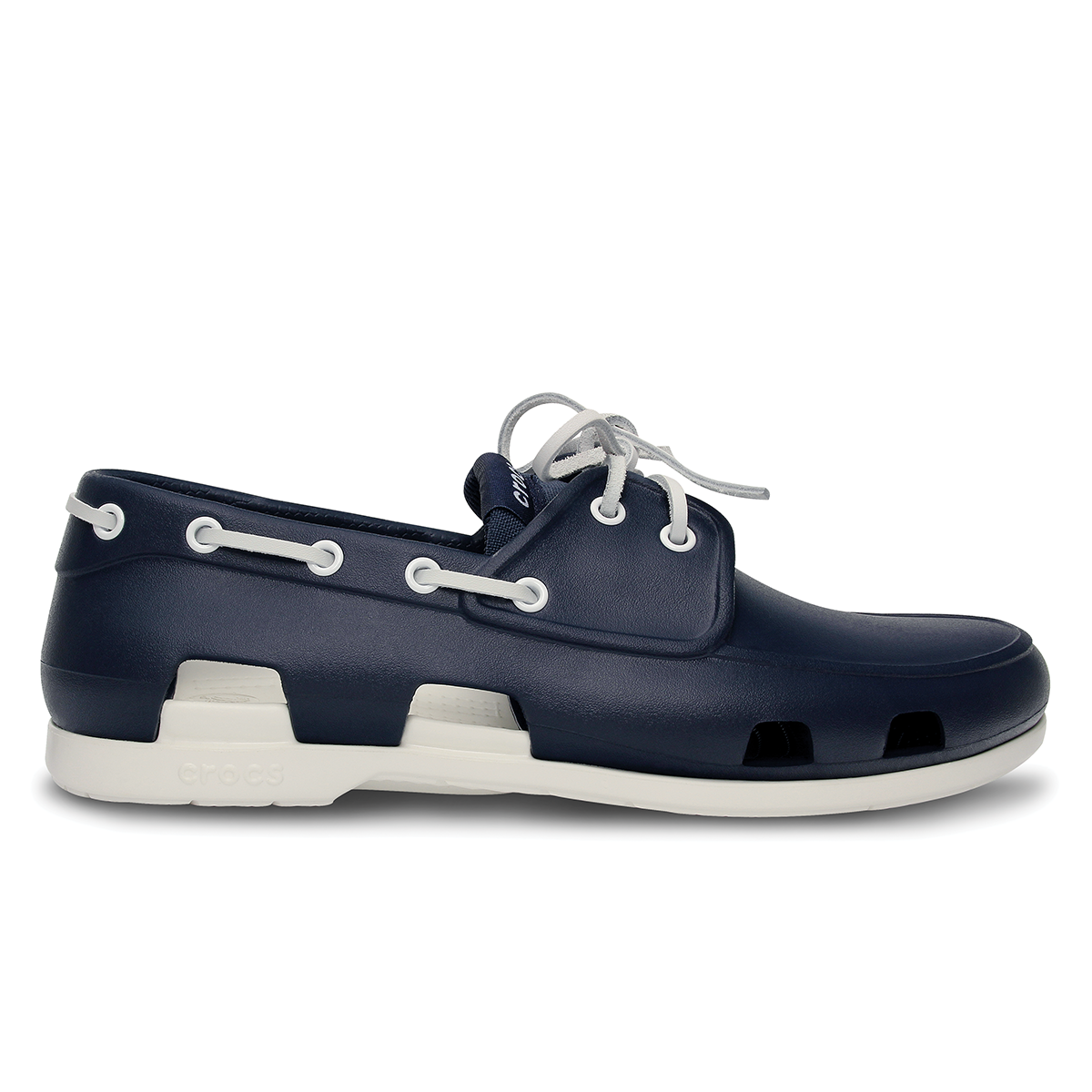 Crocs - Giày Nam Beach Line Boat Shoe (Navy/White) – Khan Nen KOJi Co.,Ltd