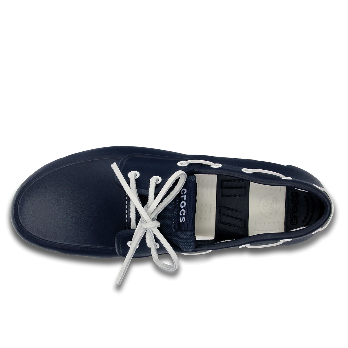 Crocs - Giày Nam Beach Line Boat Shoe (Navy/White) – Khan Nen KOJi Co.,Ltd