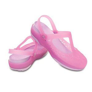 Crocs - Giày Lười Nữ Carlie Mary Jane 11209-69K (Hồng) – Khan Nen KOJi ...