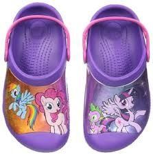 Crocs - Giày Lười Bé Gái CC My Little Pony Clog Neon Purple (Tím ...