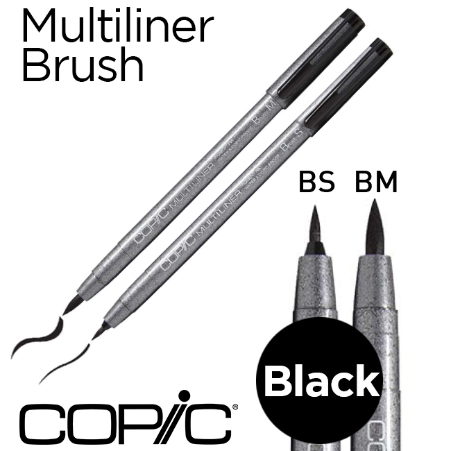 Bút lông Copic Multiliner - Màu Đen – Taipoz