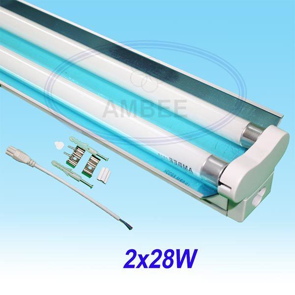 T5 Fluorescent Double Aluminum With Reflector 1.2M/2x28W – Đèn LED công ...